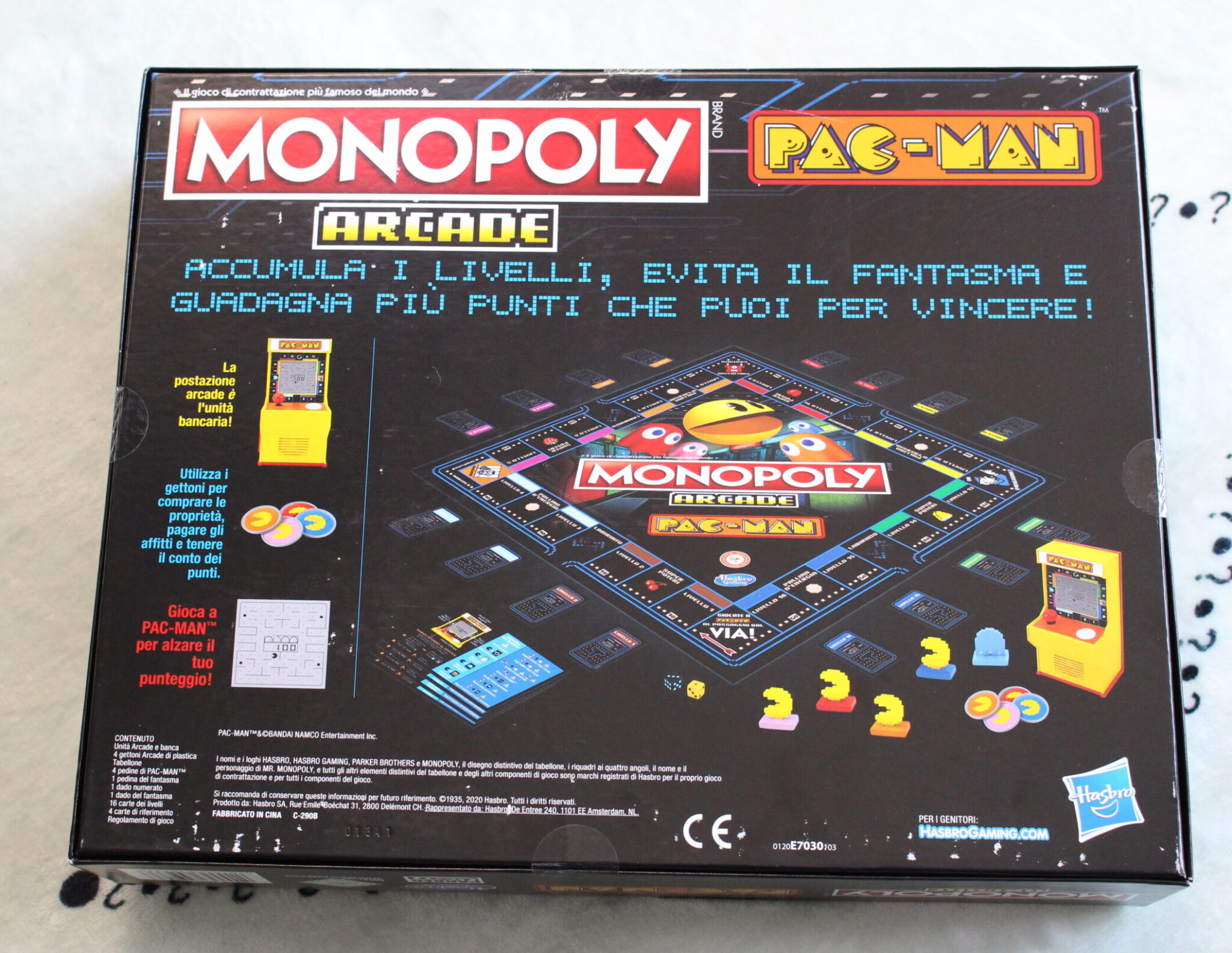 MONOPOLY ARCADE PAC-MAN, from Italy - Monopoly