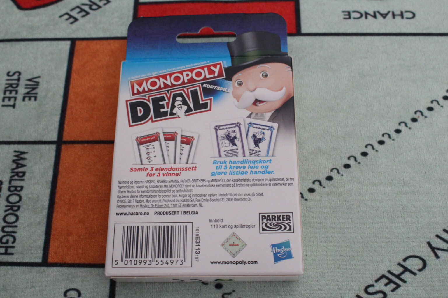 MONOPOLY DEAL, Cardgame from Norway - Monopoly