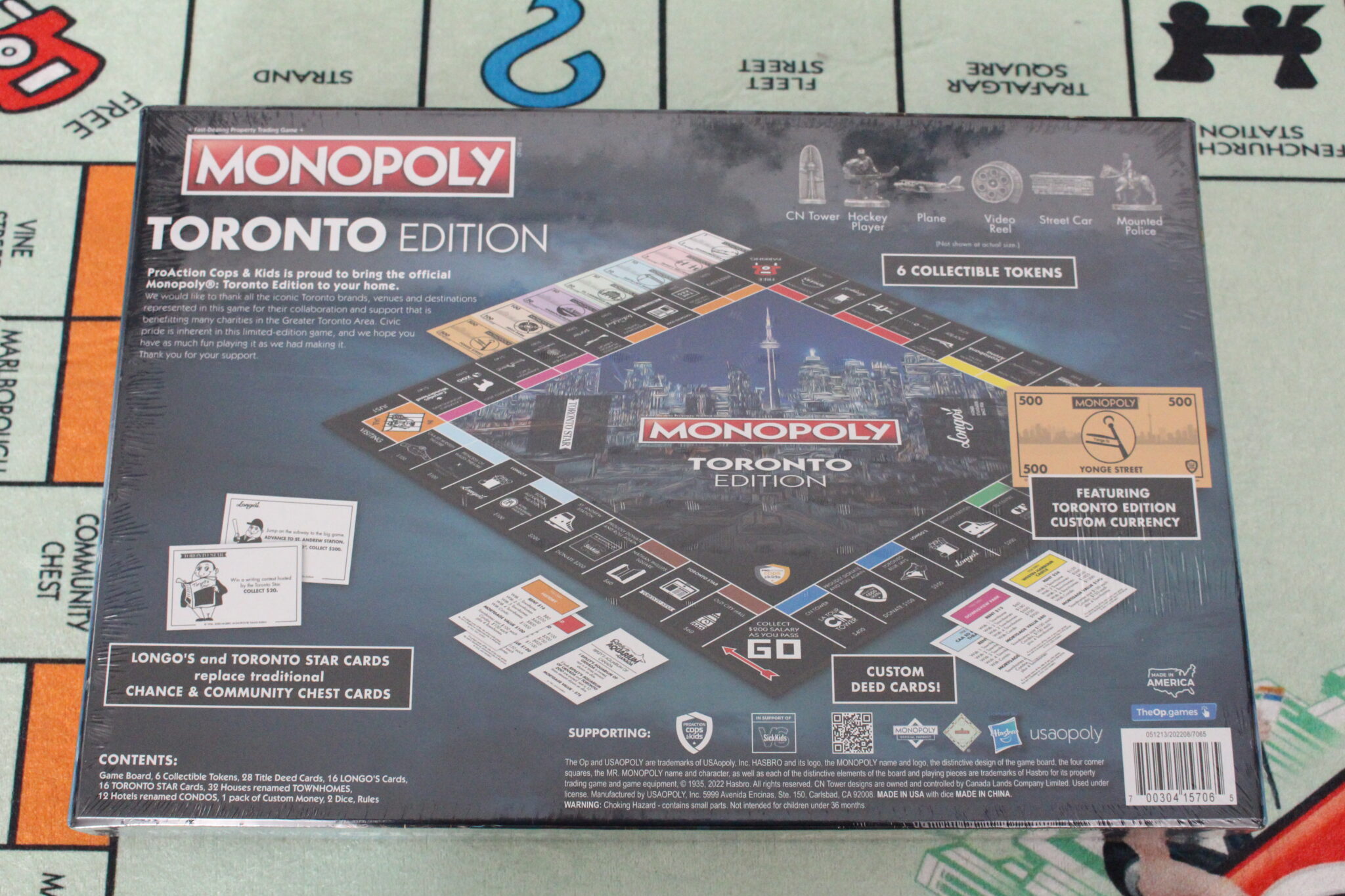 Monopoly TORONTO EDITION, from USA City of Canada - Monopoly