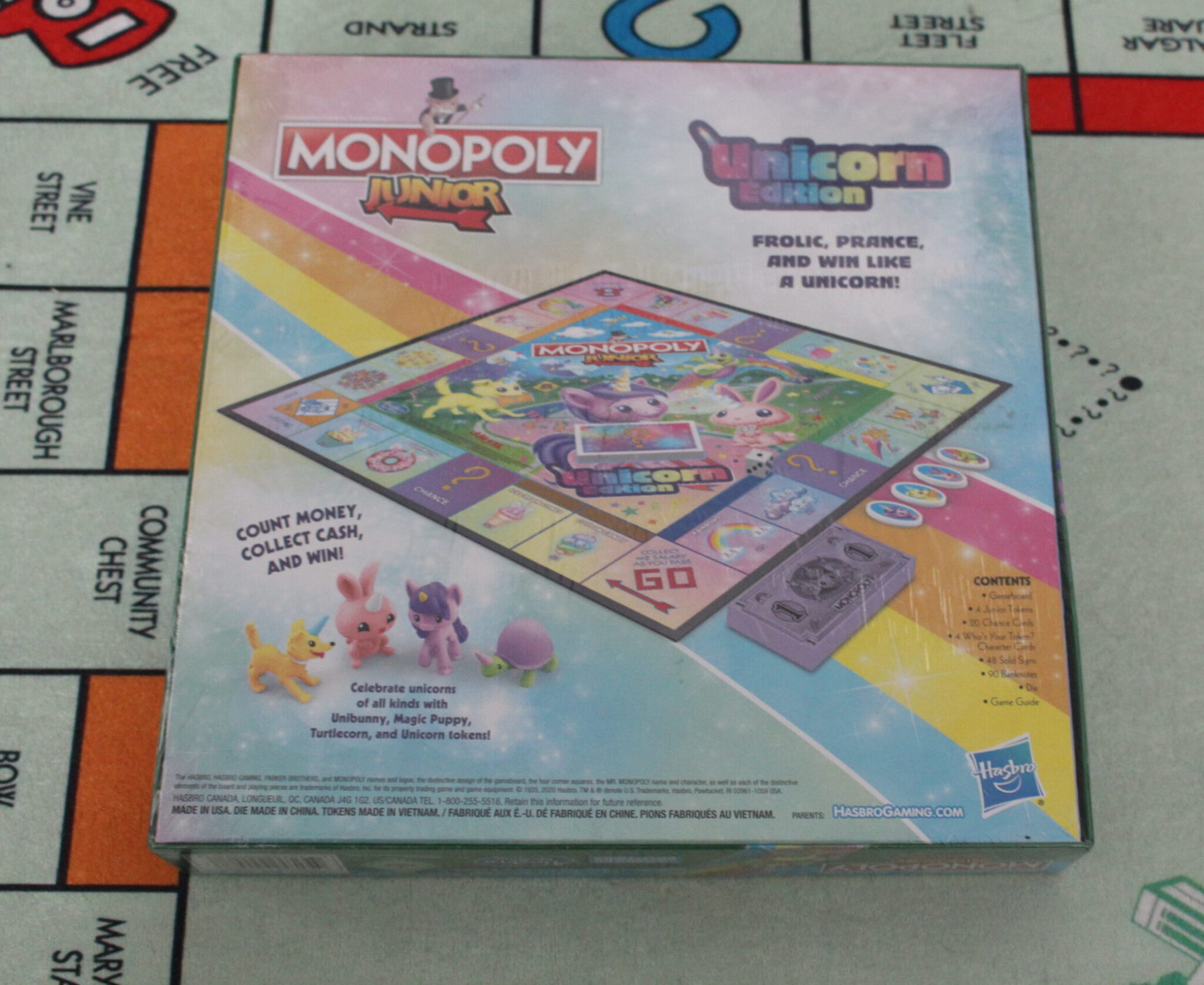 MONOPOLY Unicorn Edition JUNIOR, from CANADA - Monopoly