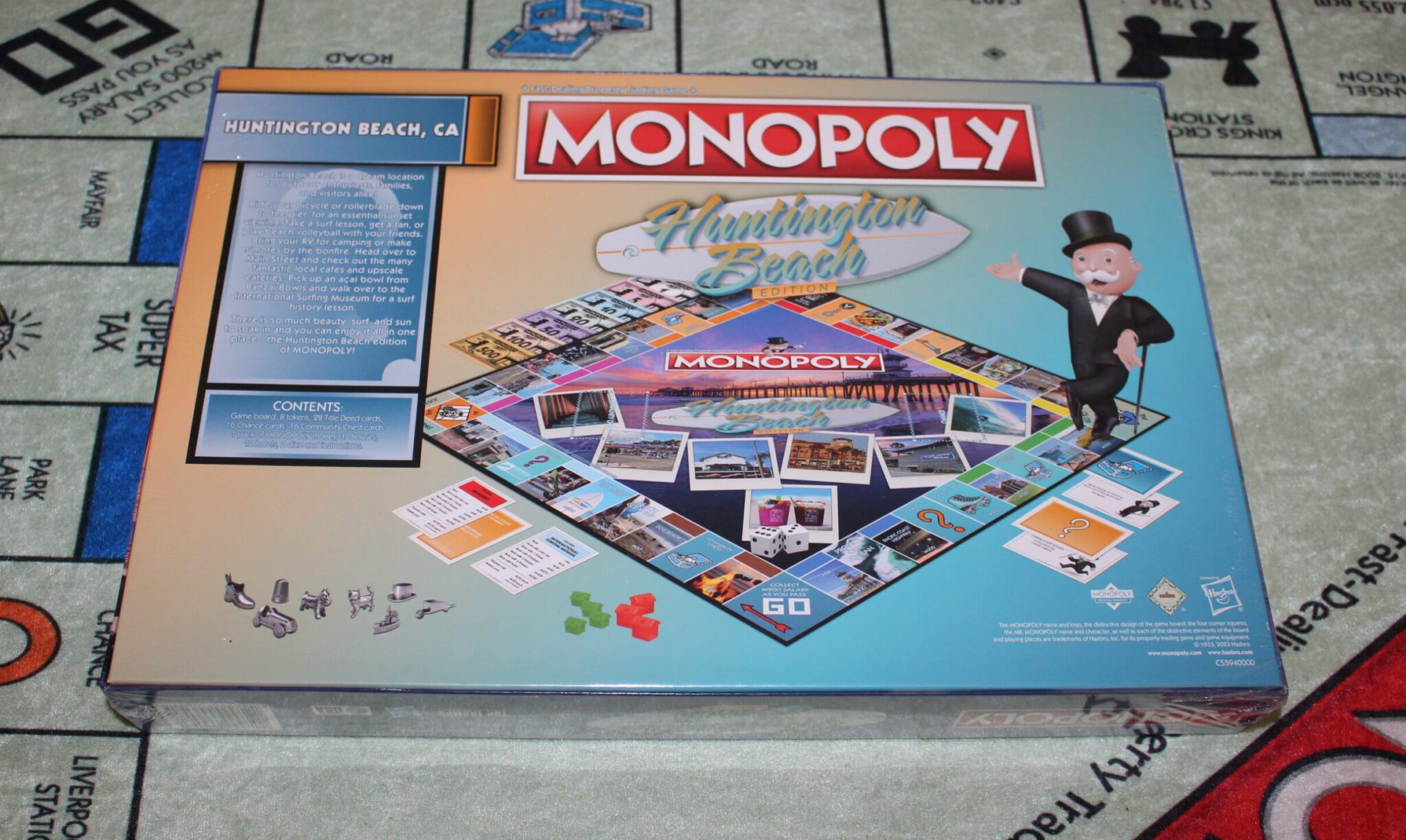 Monopoly Huntington Beach Edition, from USA 2023 - Monopoly